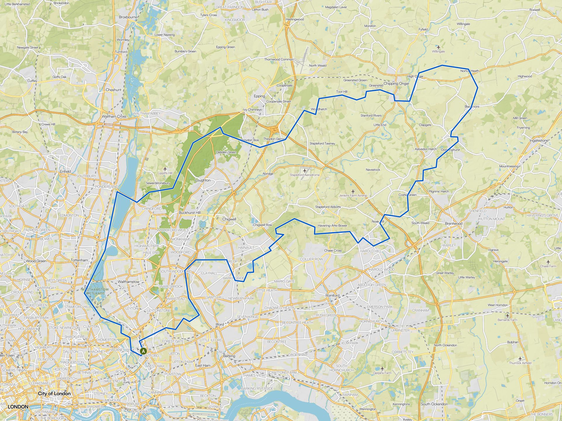 The best traffic-free bike rides around London | Komoot